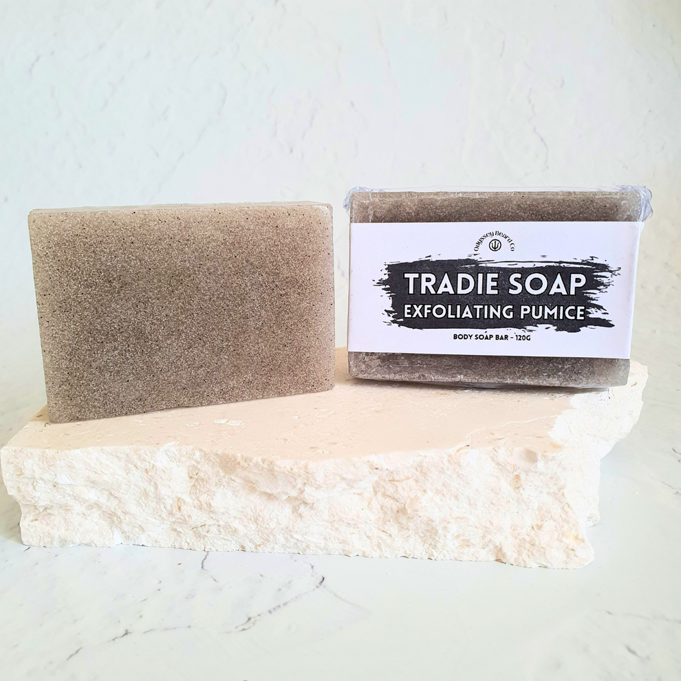 Exfoliating Pumice Stone Tradie Soap – Odyssey Beard Co