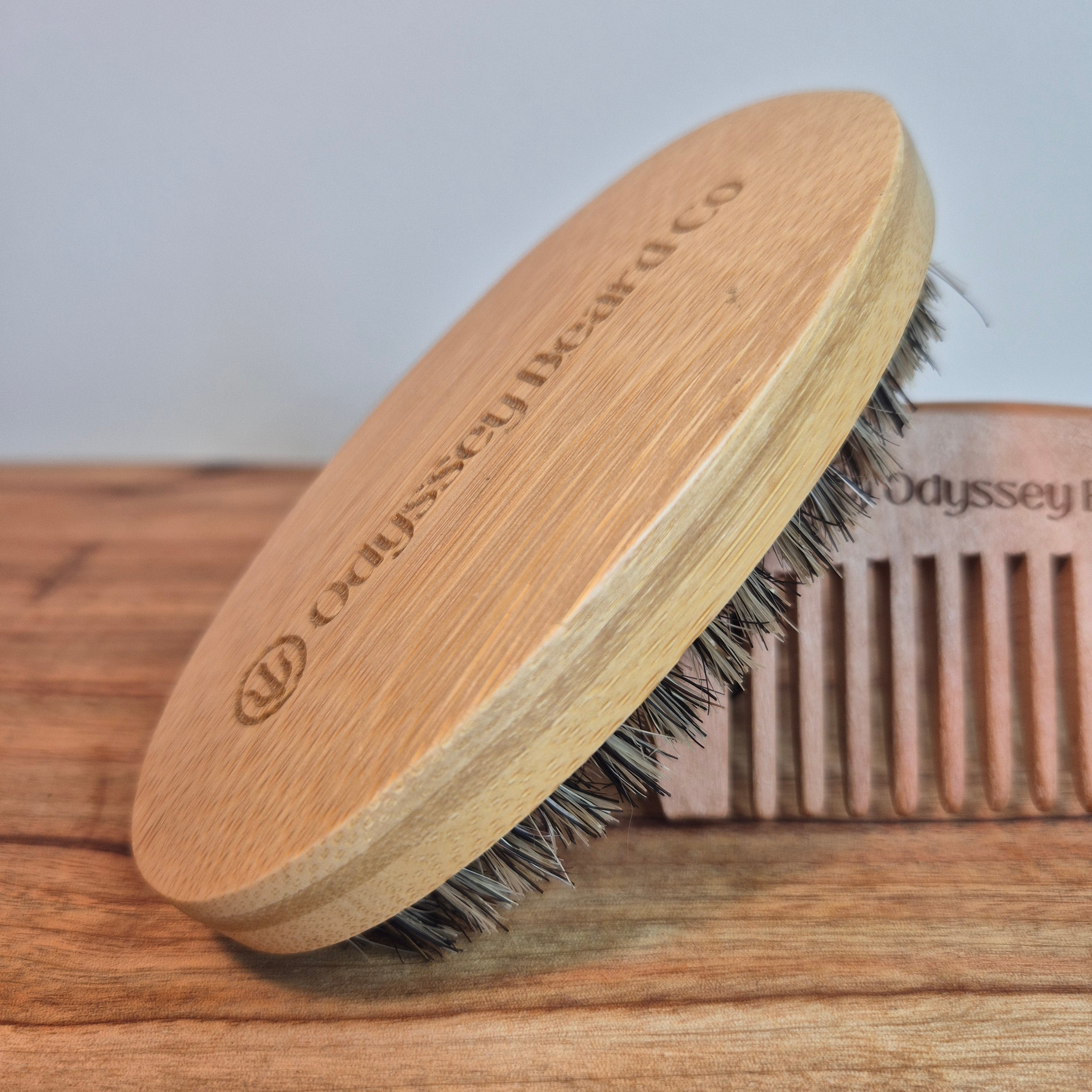 Boar Bristle Beard Brush – Odyssey Beard Co