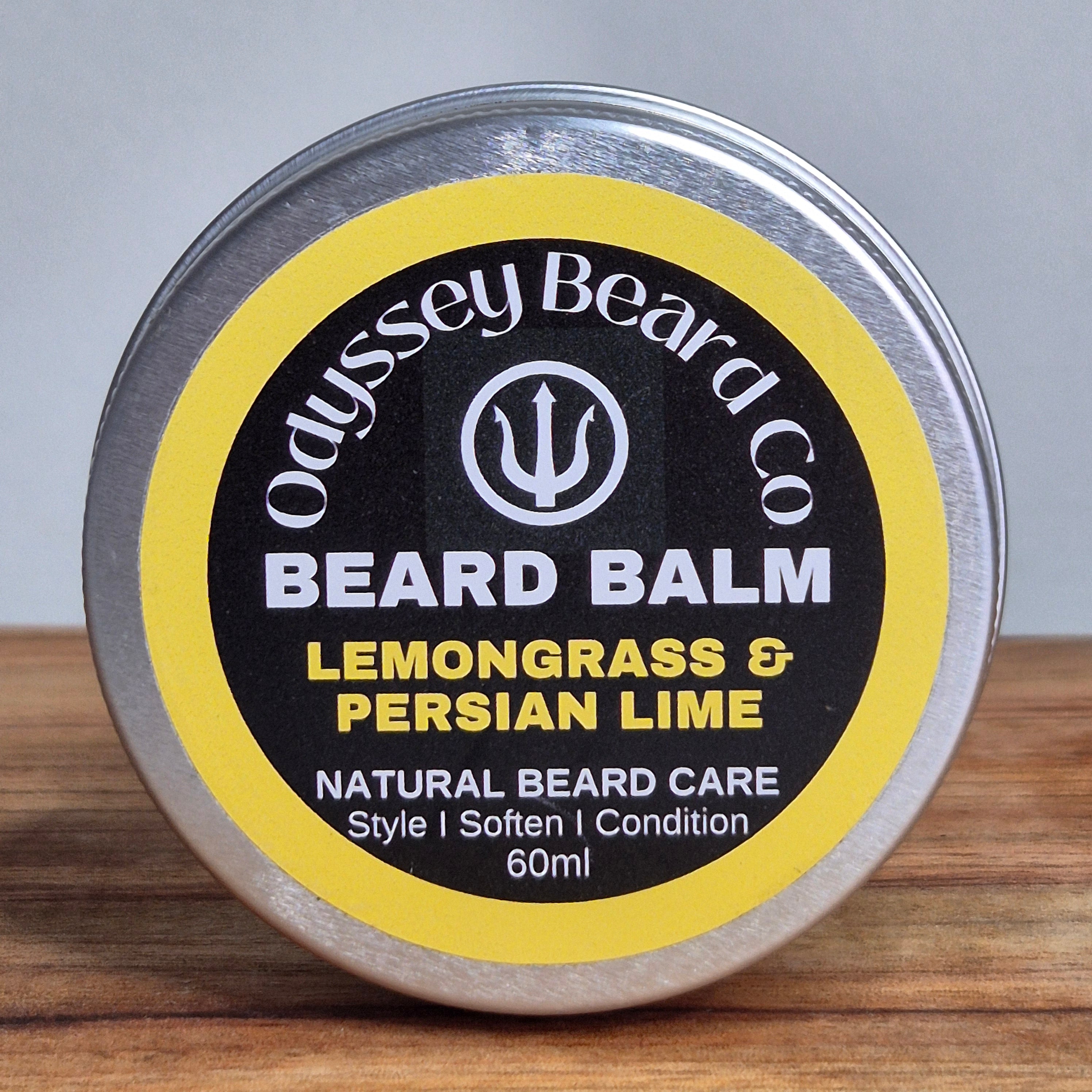Lemongrass & Persian Lime Beard Balm – Odyssey Beard Co