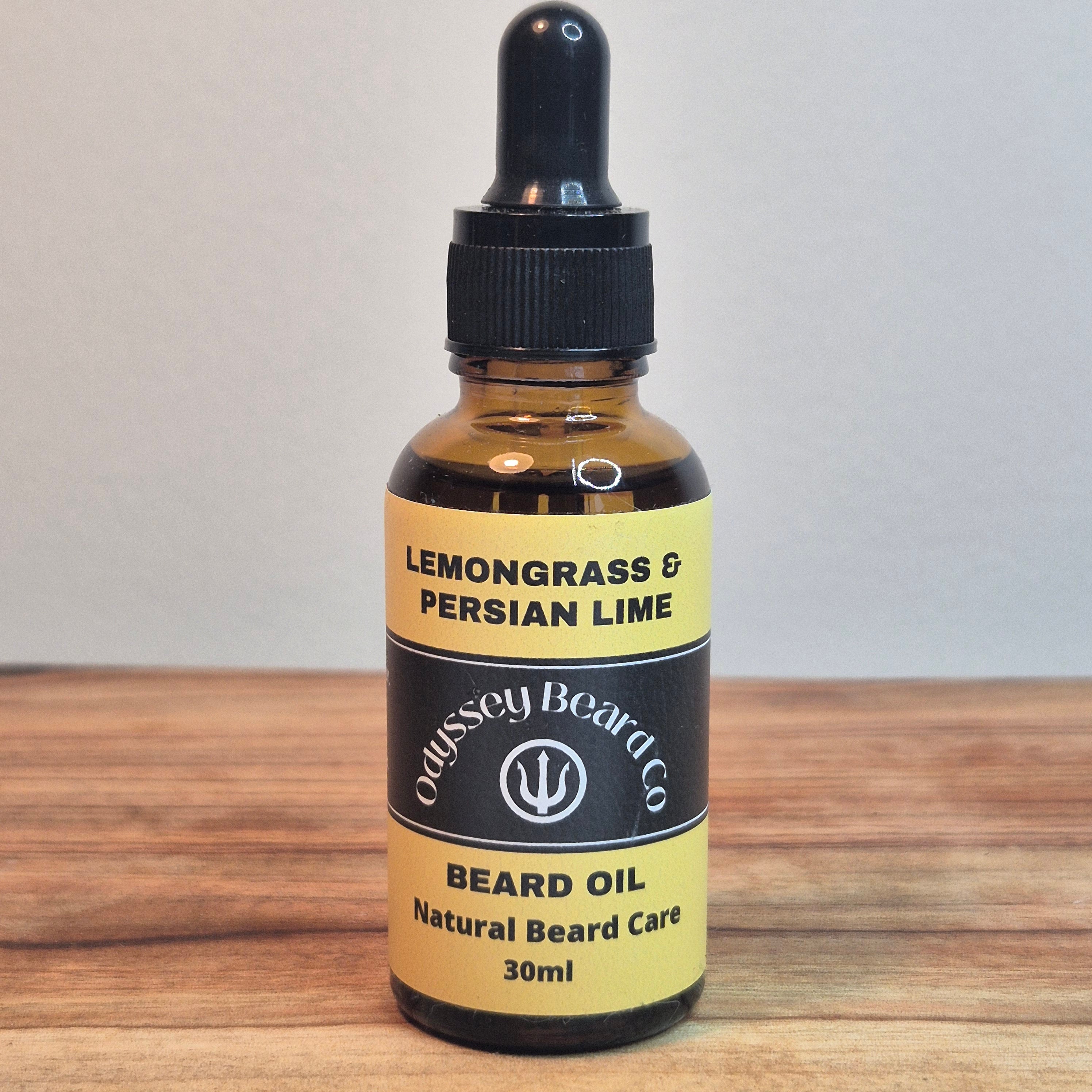 Lemongrass and Persian Lime Beard Oil – Odyssey Beard Co