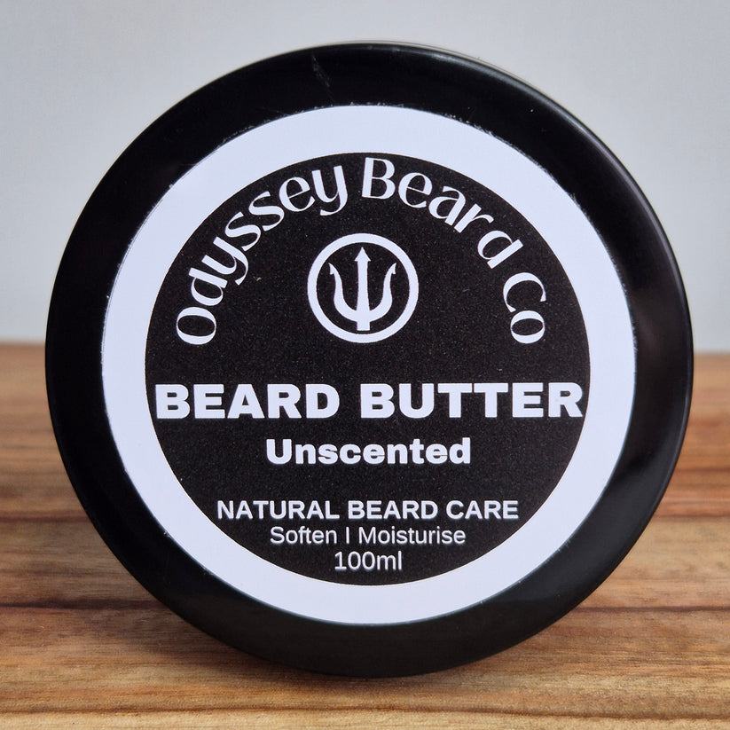 100ml Unscented Beard Butter (100% natural) – Odyssey Beard Co